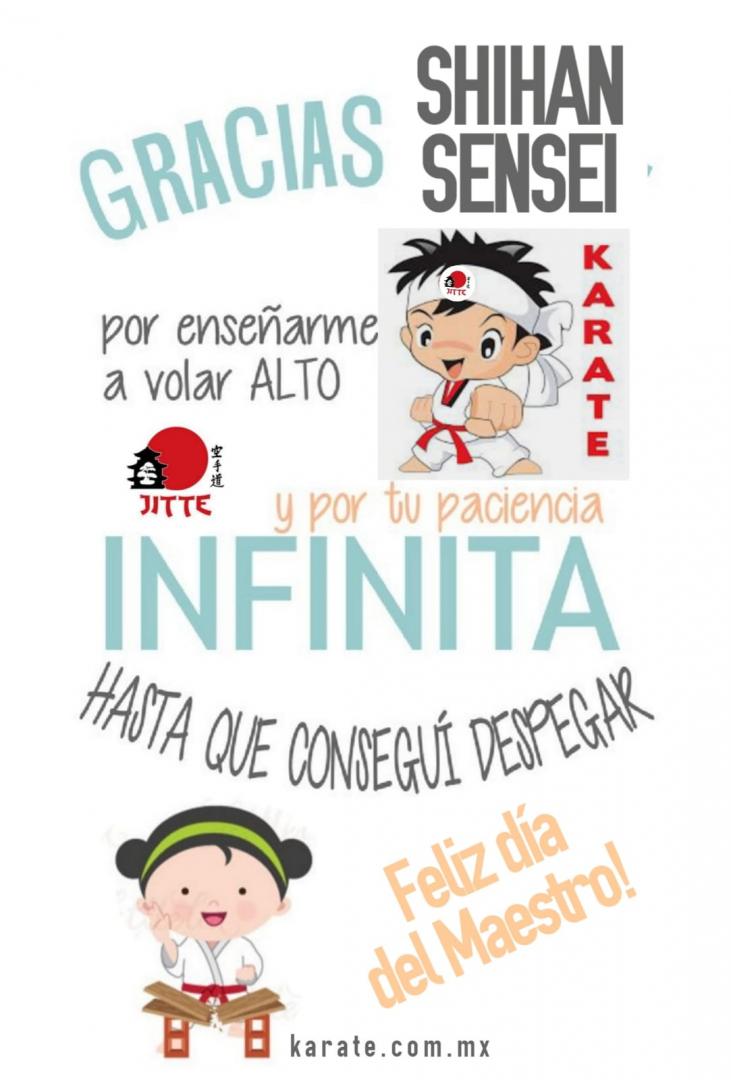 Feliz Dia Del Maestro Jitte Karate Do México